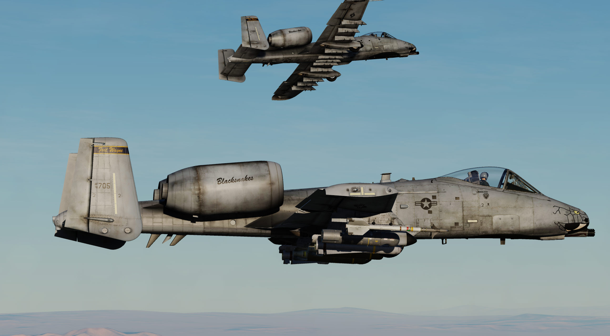 A-10C II 163rd FS Black snake Fort Wayne